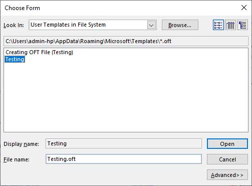 Know How To Create Oft File In Outlook And Send Email Using Oft Template